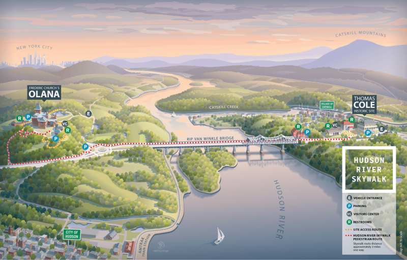 Park Map - Olana NY State Historic Site | Hudson River School Painter ...